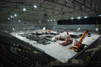 Comienza el montaje del escenario en el Telenor Arena para Oslo 2010 ...