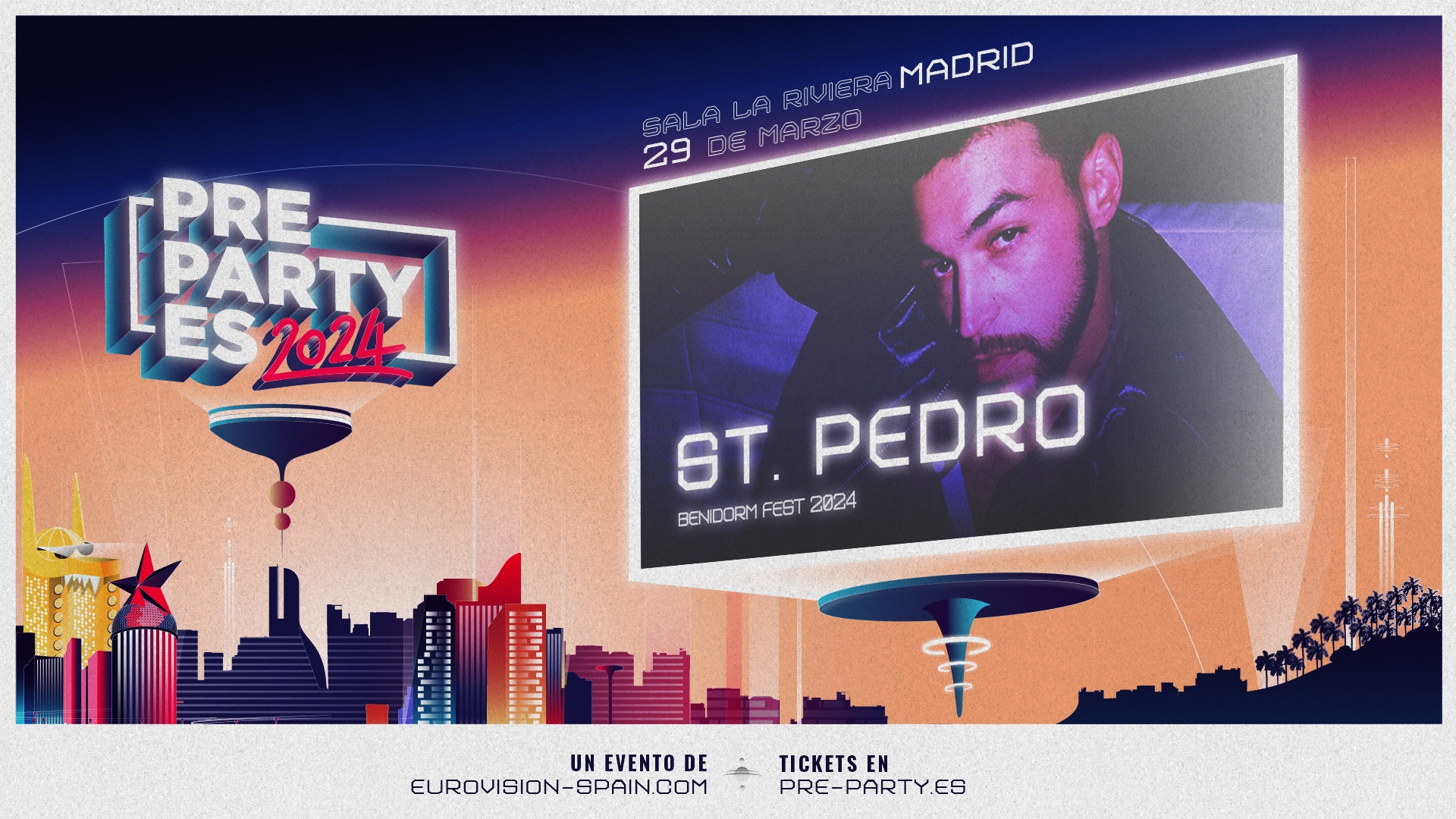 St. Pedro cantará para ti en la PrePartyES 2024 - eurovision-spain.com