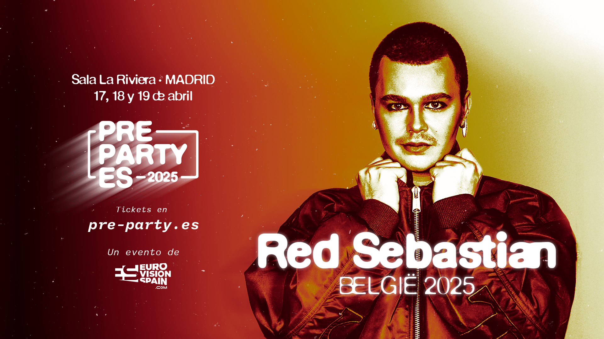 ¡El belga Red Sebastian se viene a la PrePartyES 2025!